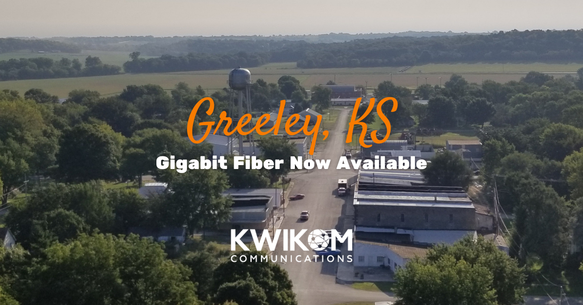 Greeley, KS Gigabit Fiber Now Available | KWIKOM is now Gateway Fiber
